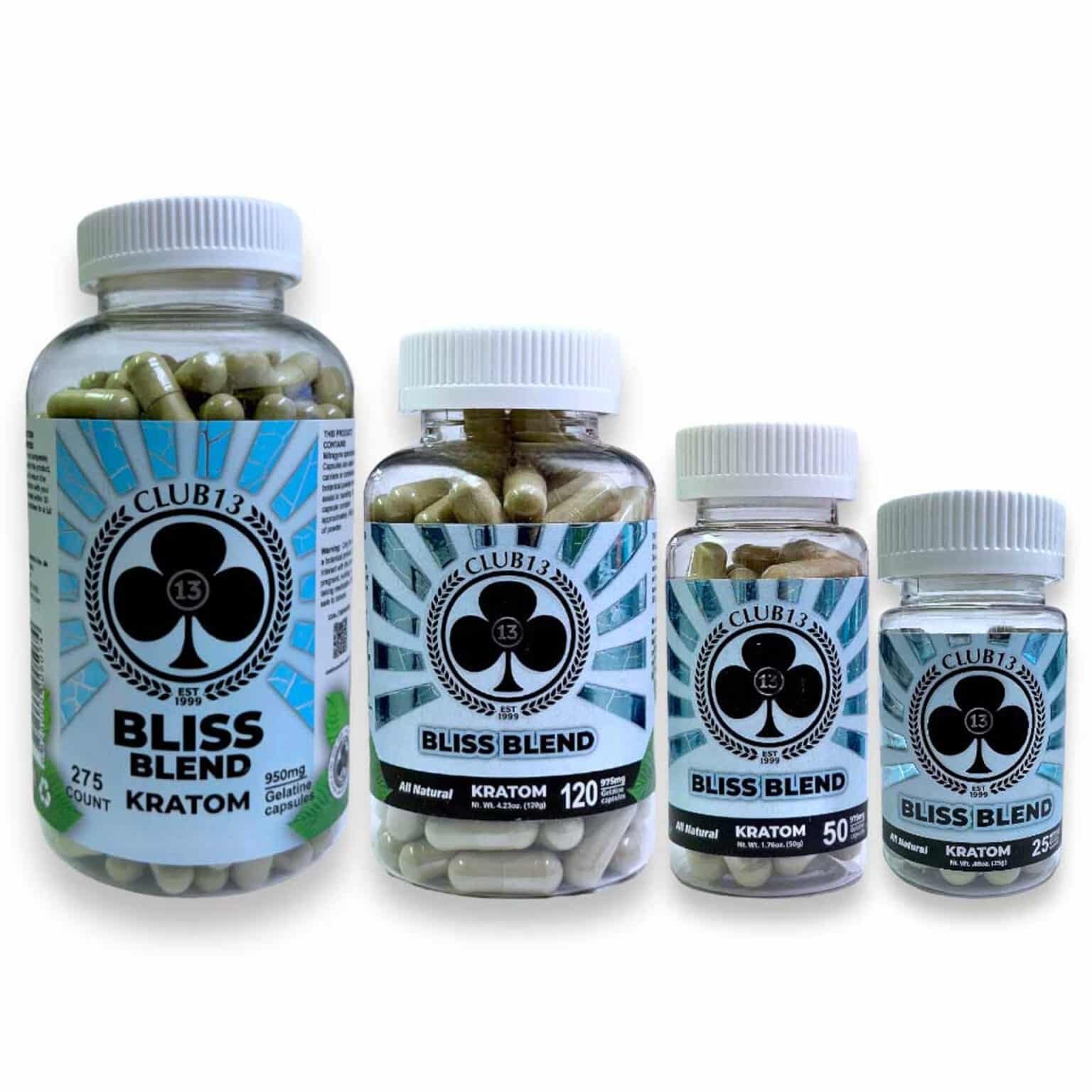 Kratom Capsule-Club 13 – Bliss Blend – Sema International