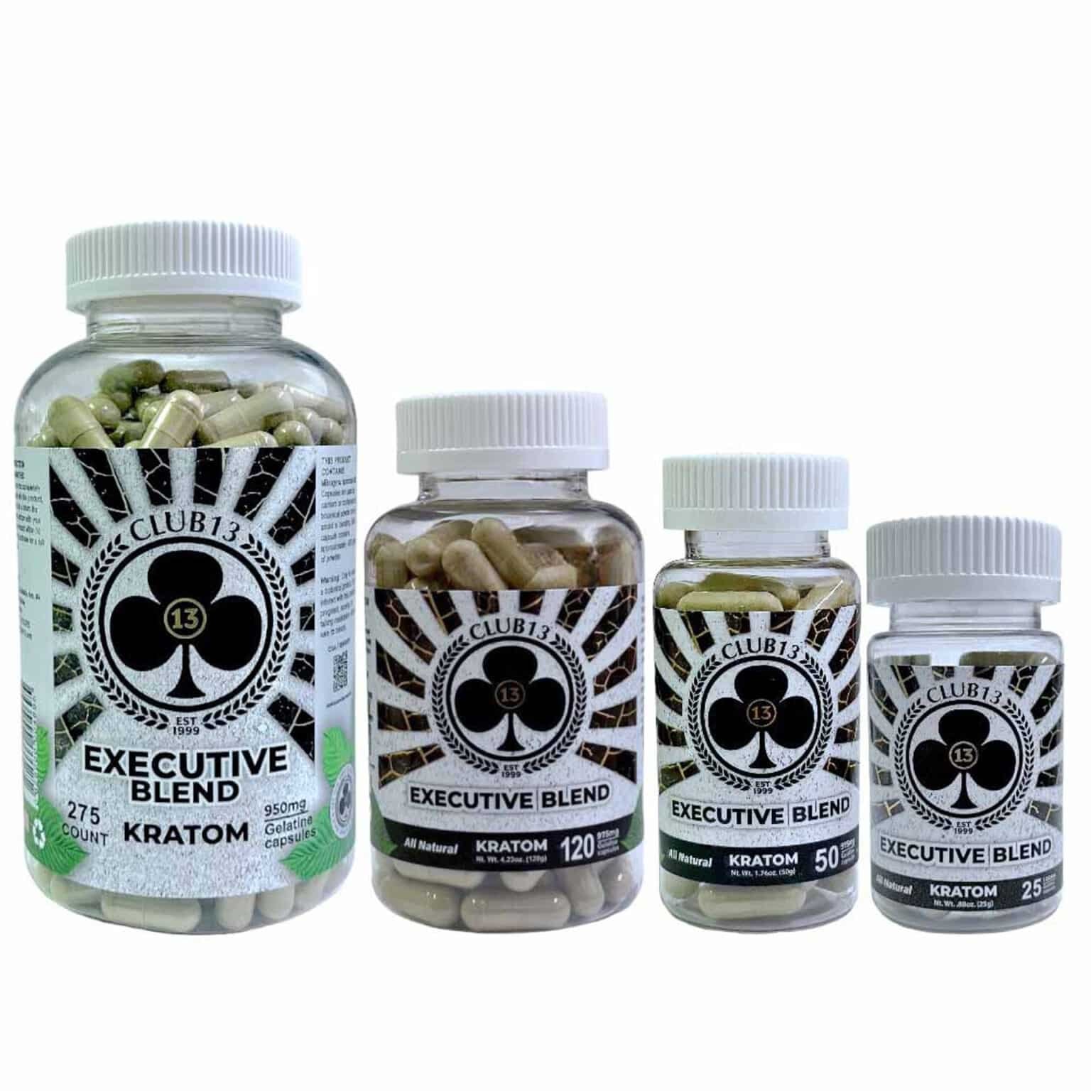 Kratom Capsule-Club 13 – Executive Blend – Sema International